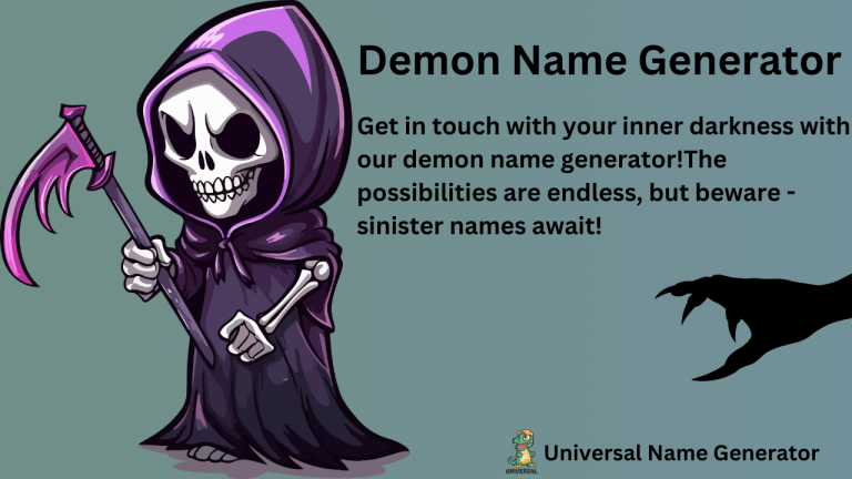 Demon Name Generator